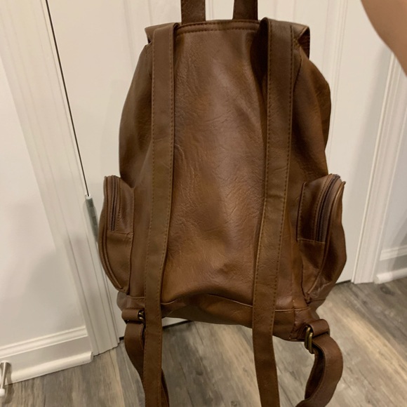 Mossimo Supply Co. | Bags | Mossimo Leather Backpack | Poshmark